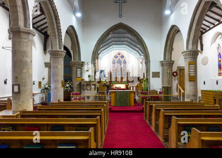 Greatham, Hartlepool, Co. Durham UK. 22nd February, 2015. Visitors ...