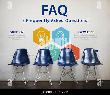 Customer Service FAQs Illustration Concept Stock Photo - Alamy