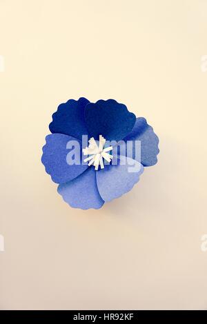 Handmade Papercraft Flowers Isolated Art Stock Photo - Alamy
