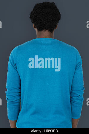 African Descent Back Facing Concept Stock Photo - Alamy