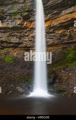 Hardraw Force, England`s largest single drop waterfall, a reputed 100 ...