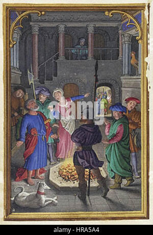 This illuminated manuscript miniature by Simon Bening, created in the ...