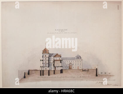 Section of the Royal Palace, 1856 Stock Photo - Alamy