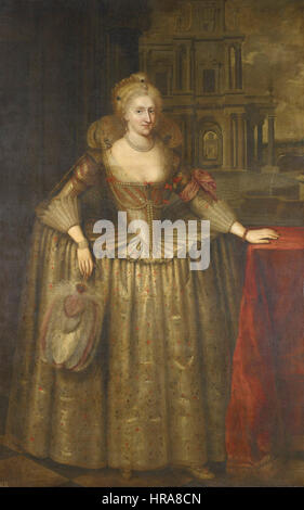 This 17th-century portrait of Anne, Queen of France, is part of the ...