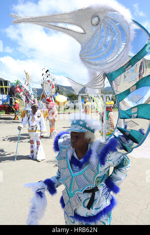 Trinidad Carnival; traditional mas; fancy sailor mas; Port of Spain ...