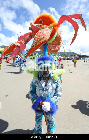 Trinidad Carnival; traditional mas; fancy sailor mas; Port of Spain ...