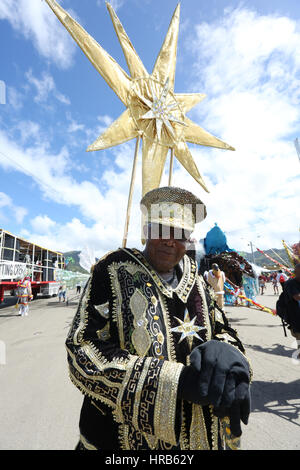 Trinidad Carnival; traditional mas; fancy sailor mas; Port of Spain ...