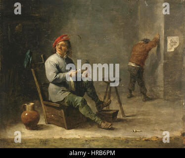 David Teniers (II) - Smoker Stock Photo - Alamy