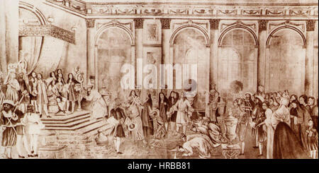 Siamese envoys at Versailles Stock Photo - Alamy
