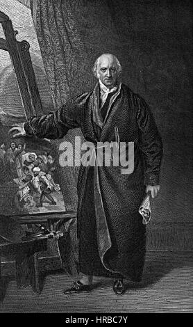 Benjamin West - A Classical Landscape Stock Photo - Alamy