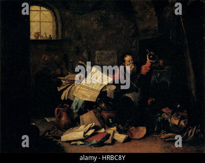 David Teniers (I) - The Alchemist - WGA22057 Stock Photo - Alamy