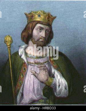 Portrait of Robert II the Pious, King of France, Robert II (title on ...