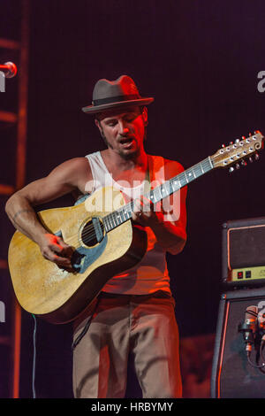Nicky Bomba of the John Butler Trio performs during the All Good Music ...