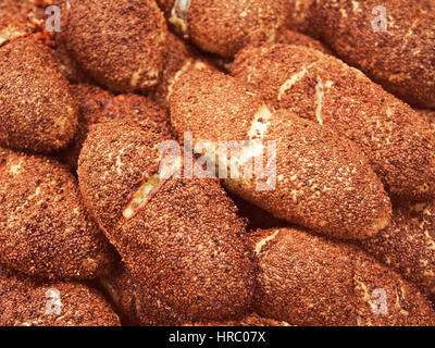 Turkish bagel bread called Simit in Istanbul. Turkey Stock Photo - Alamy