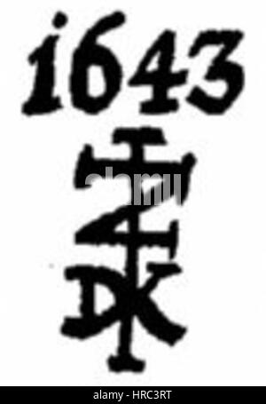 Signatur David Kindt Stock Photo - Alamy