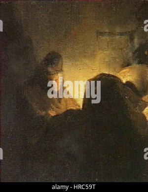 Rembrandt A Writing Philosopher Stock Photo - Alamy