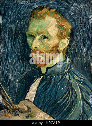 Self portrait 1889 by Vincent van Gogh Oil on canvas Musee D Orsay ...