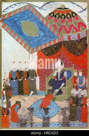 Selim II ascends to the throne - B Stock Photo - Alamy