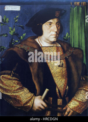 Hans Holbein the Younger’s portrait of Sir Thomas Elyot presents the ...