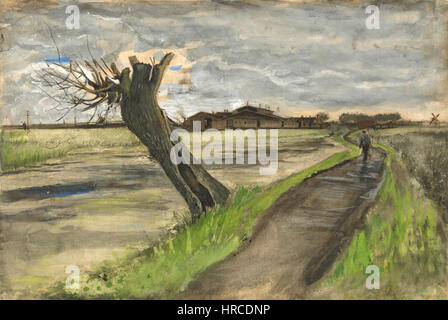 Pollard Willow. Museum: Van Gogh Museum, Amsterdam Stock Photo - Alamy