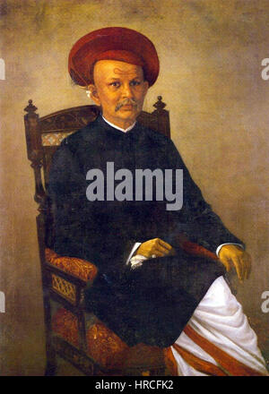 Raja Ravi Varma, Portrait of a Gentleman Stock Photo - Alamy