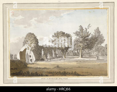Robertsbridge Abbey Chapel South Side by Samuel Hieronymus Grimm 1783 ...