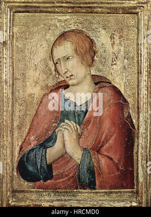 Simone Martini's artwork, from the 14th century, exemplifies Gothic ...
