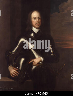 This 17th-century portrait by Robert Walker depicts Oliver Cromwell ...