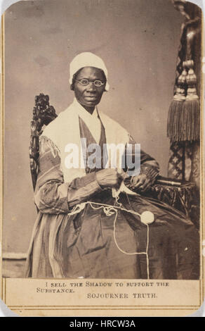 Sojourner Truth, an African-American abolitionist and women's rights ...
