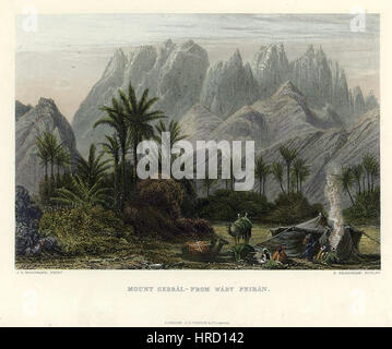 Mount serbal print Stock Photo - Alamy