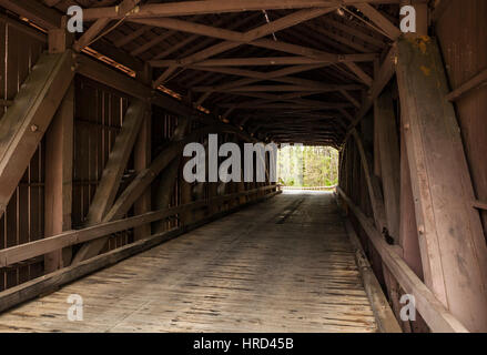 The Jericho covered bridge near Jerusalem in Harford County, Maryland ...