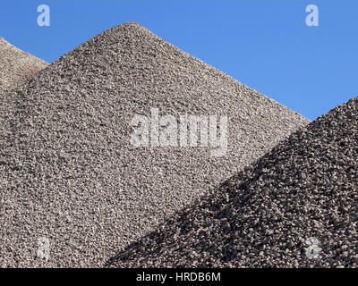 Pile of stone chippings Stock Photo - Alamy