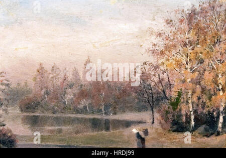 Edvard Munch - Autumn in the Forest Stock Photo - Alamy