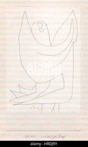 Paul Klee's 1939 work 'Engel, übervoll' presents a depiction of angels ...