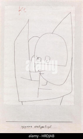 Paul Klee Altkluger Engel 1939 Stock Photo - Alamy