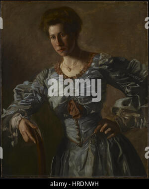 Thomas Eakins - Portrait of Elizabeth L. Burton Stock Photo - Alamy