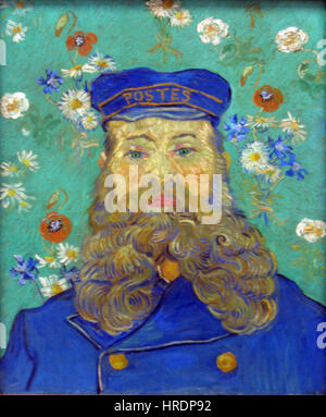 'Joseph Roulin' is a famous portrait by Vincent van Gogh, painted in ...