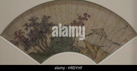 'An Autumn Landscape', painting by Shen Chou Stock Photo - Alamy