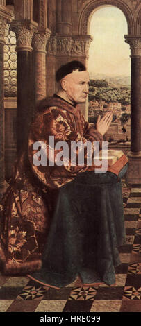 Chancellor Rolin detail 2 Stock Photo - Alamy