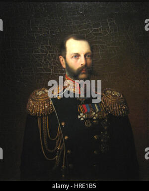 Alexander II by Alexei Harlamov (1874, GIM Stock Photo - Alamy