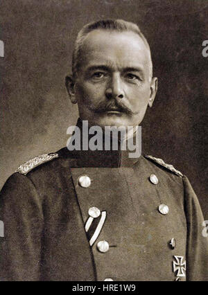 Portrait of German general Erich von Falkenhayn. 1915 General Erich ...