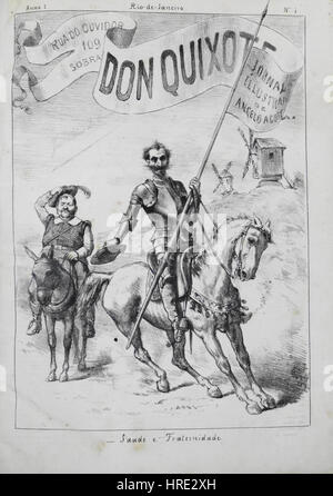 An illustration of Don Quixote, inspired by the classic Spanish novel ...