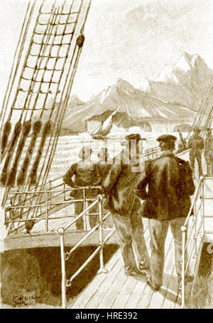 An illustration from George Roux's 'The Wonderful Adventures of Captain ...
