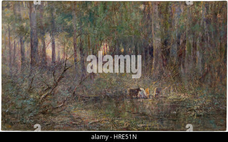 Frederick McCubbin - Violet and gold Stock Photo - Alamy