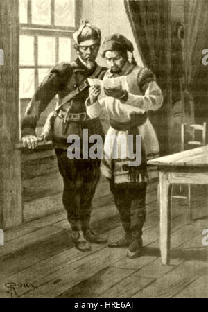 'The Golden Volcano' by George Roux depicts a dramatic volcanic ...