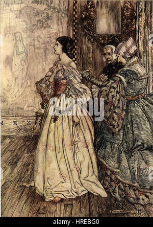 Arthur Rackham's 1909 illustration for 'Undine' depicts the fantasy ...