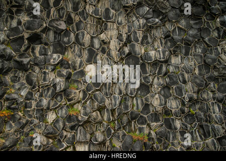 Scenic hexagonal volcanic rocks in Iceland Stock Photo - Alamy