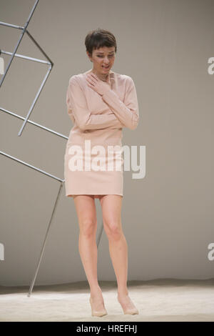 Press rehearsal of 'Ganzkörpereinsatz' at Kammerspielen. Featuring ...