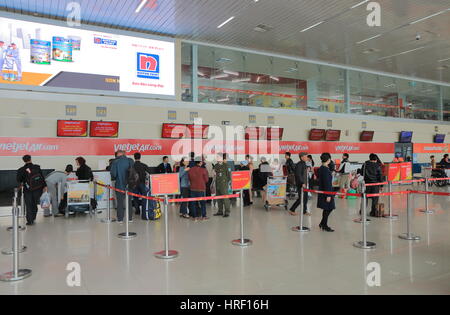 Vietjet Air check-in counter Suvarnabhumi Airport, Bangkok, Thailand ...