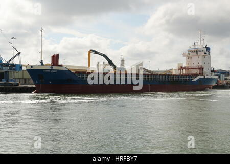 Celtic spirit cargo ship,poole,dorset,uk Stock Photo - Alamy